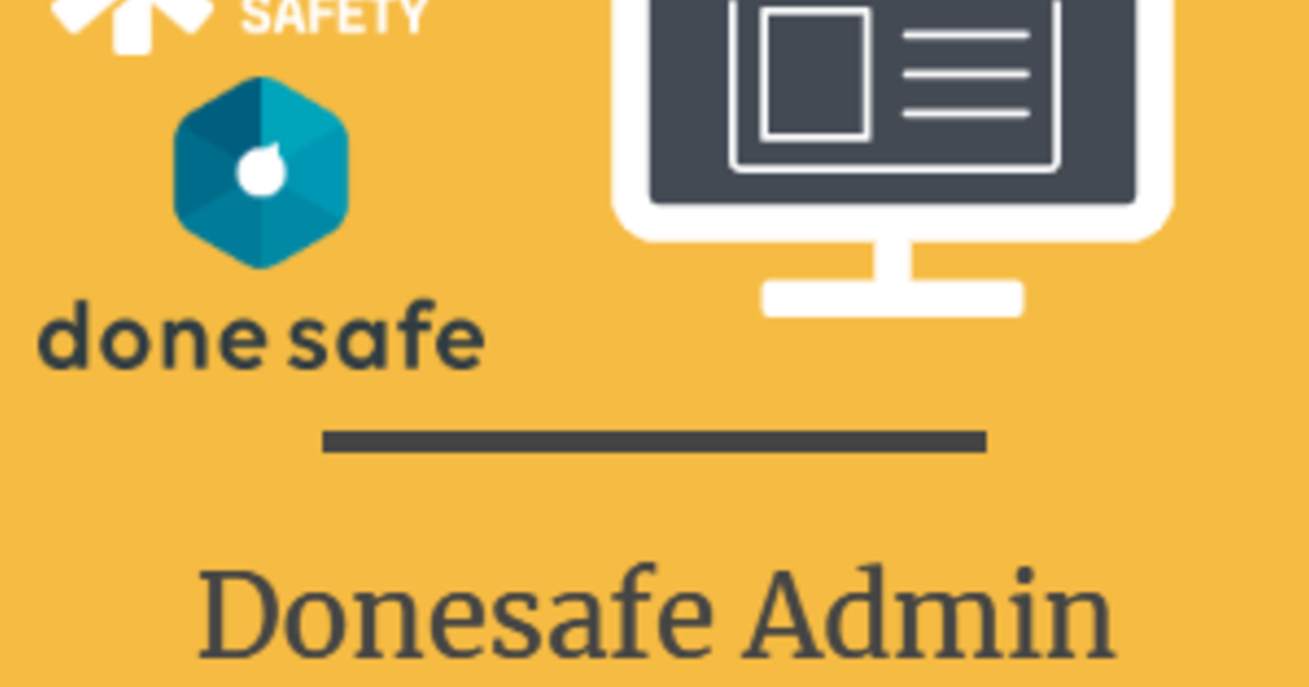 Donesafe Admin Training